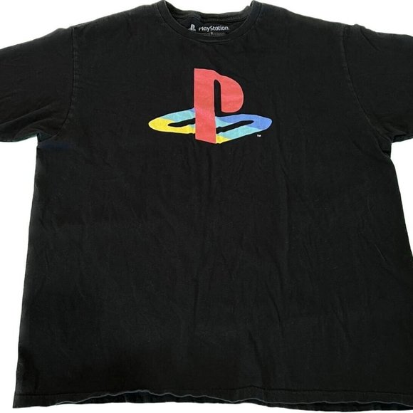 Ripple Junction | Shirts | Sony Playstation Graphic T Shirt Black Mens ...